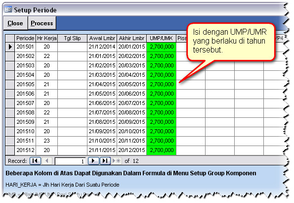 Bagaimanakah cara setting BPJS pada program Krishand Payroll